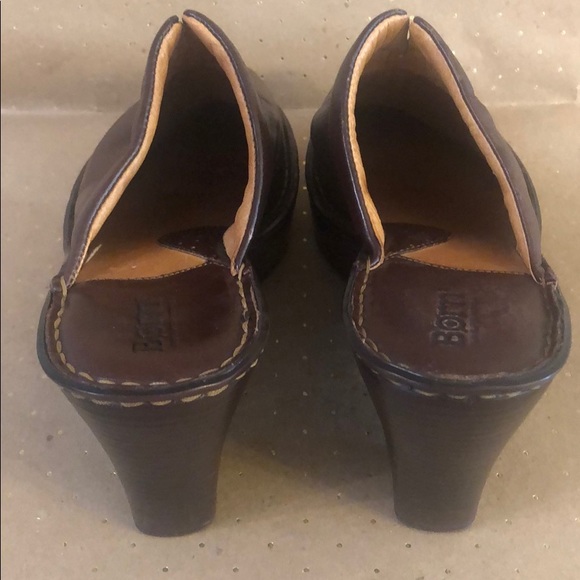 Born | Shoes | Born Brown Leather Clogs Size 9 | Poshmark